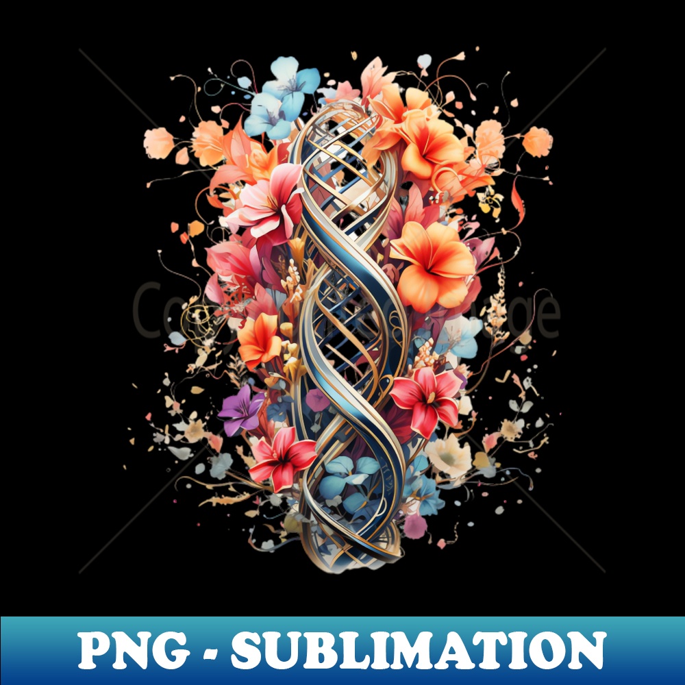 The Fusion of Science and Nature Floral-inspired Graphic DNA | Inspire ...