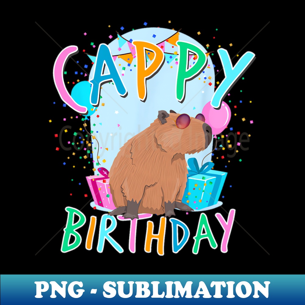 Capybara Birthday Party Capybaras For Girls And Boys - PNG S | Inspire ...