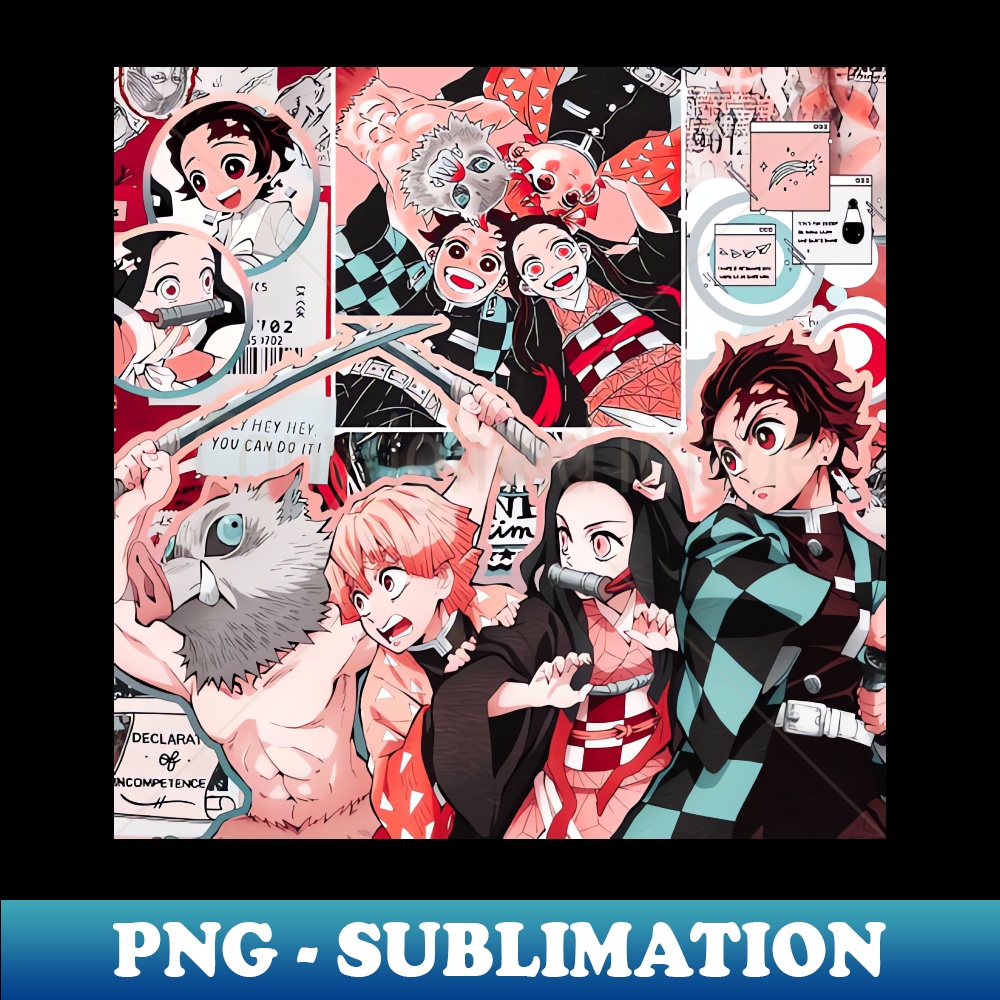 demon slayer - PNG Transparent Sublimation Design - Unleash | Inspire ...