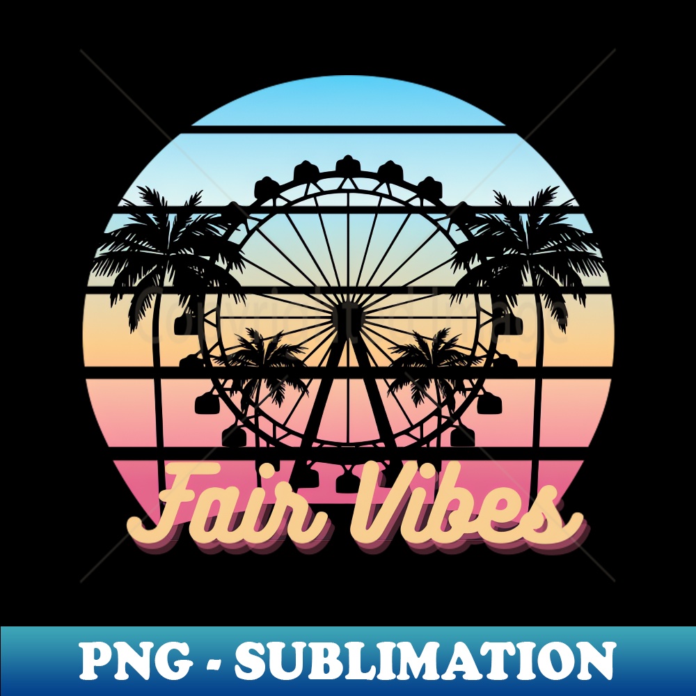Fair Vibes Ferris Wheel Amusement Ride - Premium Sublimation | Inspire ...