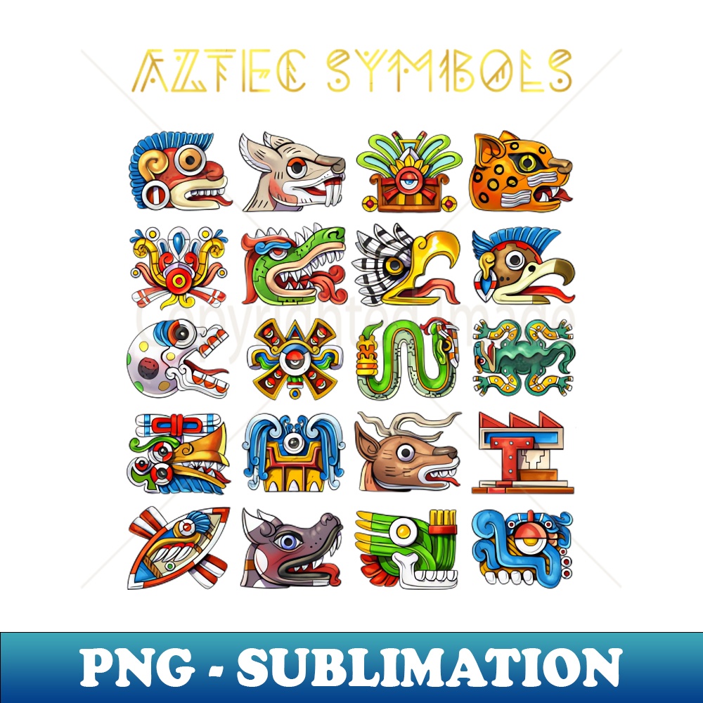 Aztec Symbols - Exclusive Sublimation Digital File - Spice U - Inspire ...