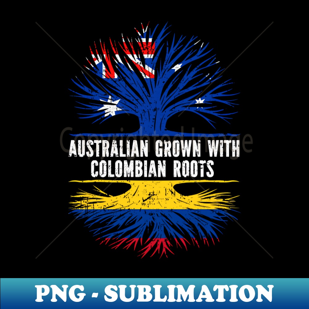 Australian Grown with Colombian Roots Australia Flag - Aesth | Inspire ...
