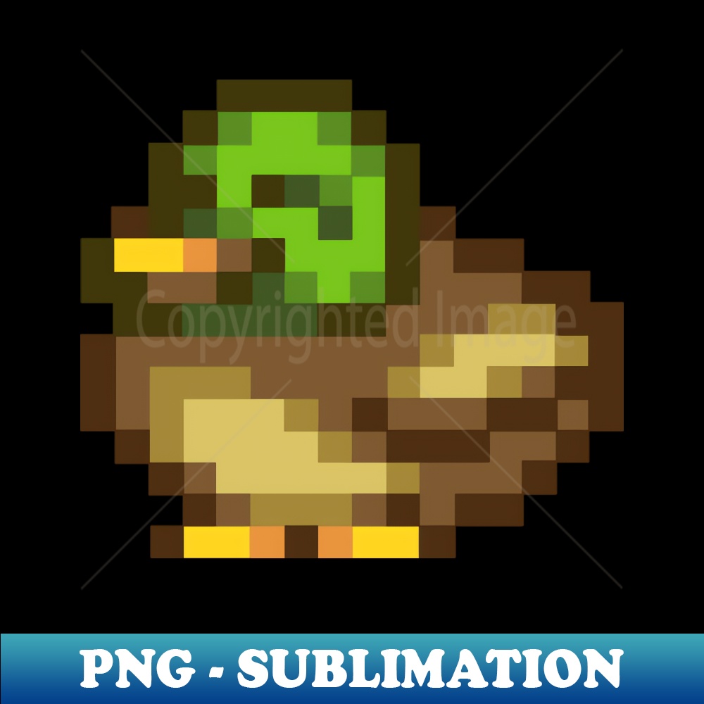 Pixel Duck - Vintage Sublimation PNG Download - Instantly Tr | Inspire ...