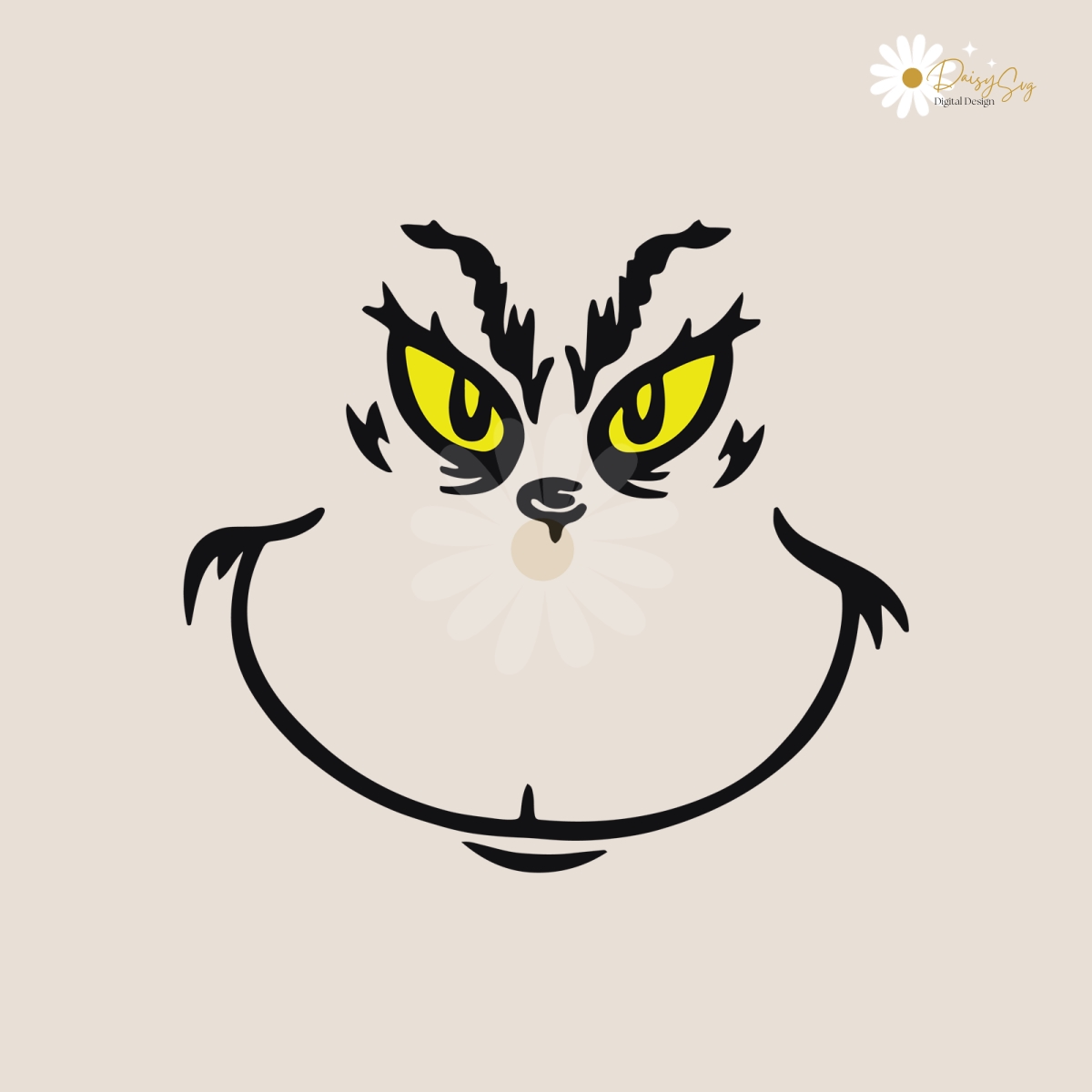 Grinch Face Funny Grinchmas Era SVG Graphic Design File - Inspire Uplift