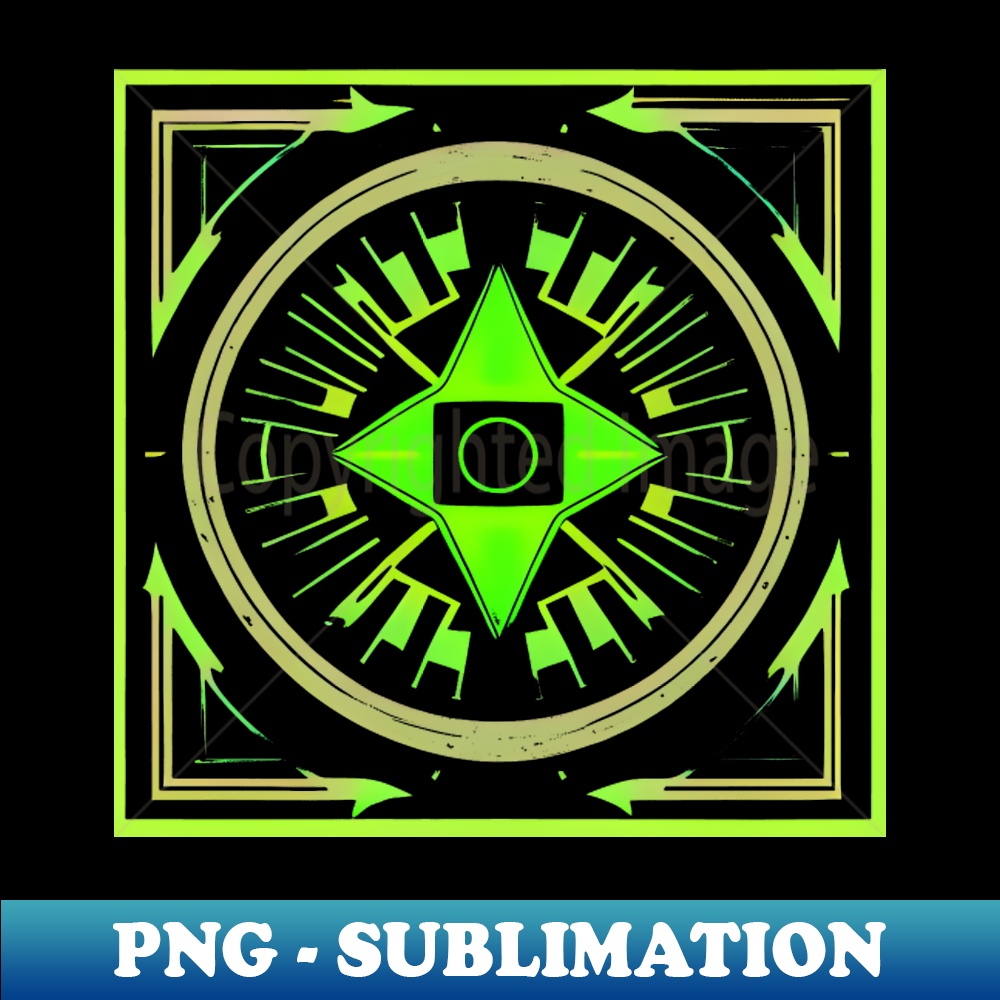 Green Glow - Aesthetic Sublimation Digital File - Stunning S - Inspire ...