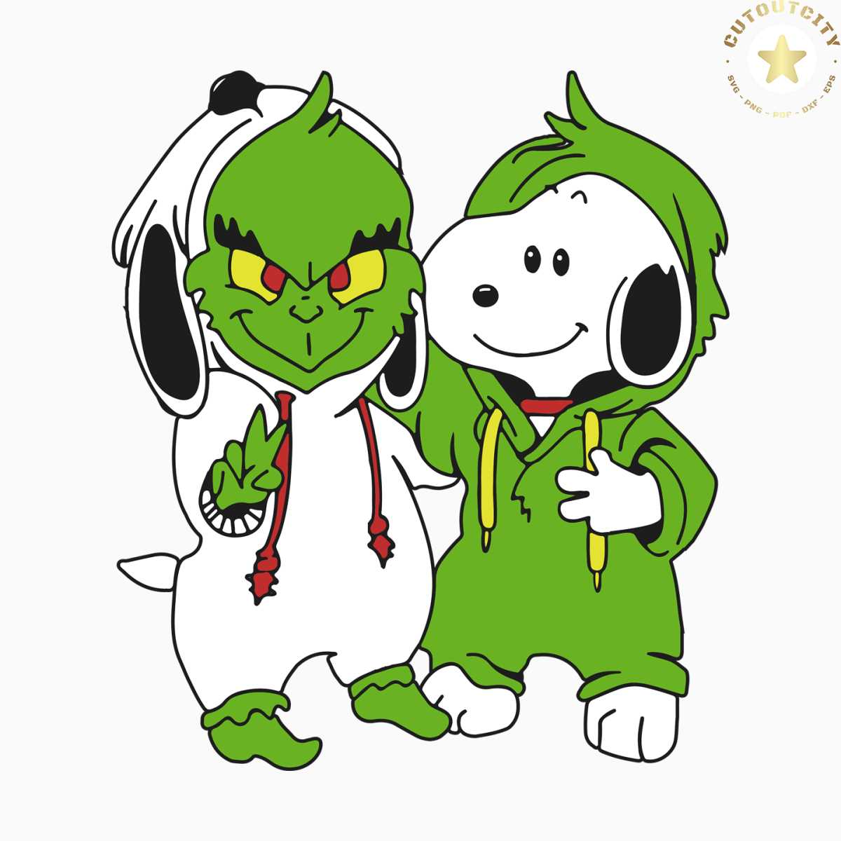 Grinch and Snoopy svg, halloween svg, snoopy svg, grinch svg | Inspire ...