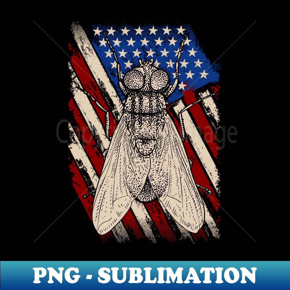 fly American Flag Vintage - Instant Sublimation Digital Down | Inspire ...