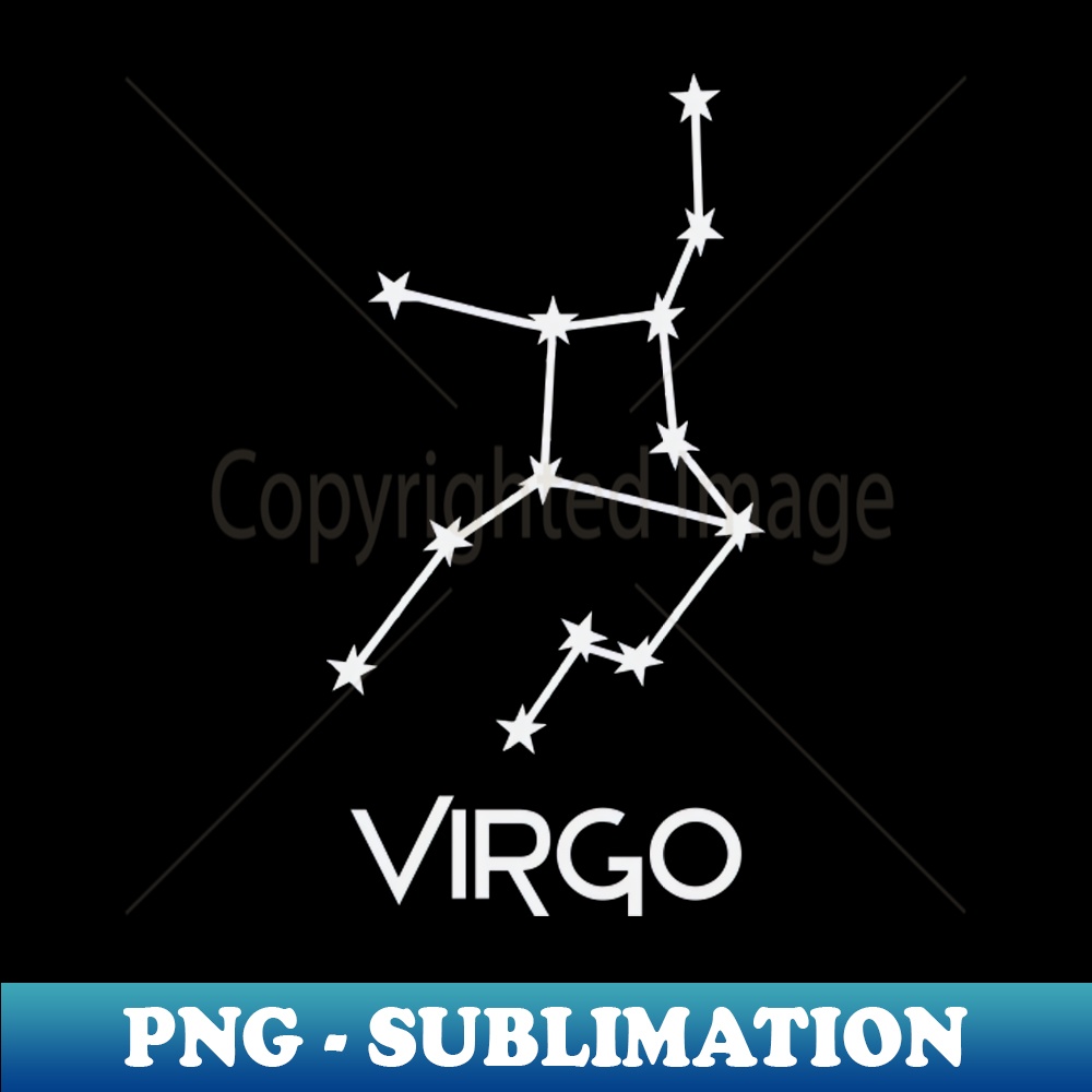Virgo Star Sign - Zodiac - PNG Transparent Sublimation Desig | Inspire ...