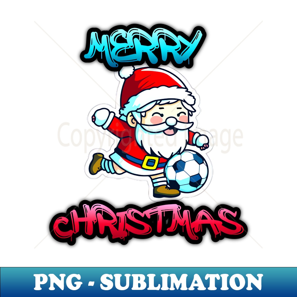 Santa Claus Soccer Lovers - Merry Christmas Futball Footbal | Inspire ...