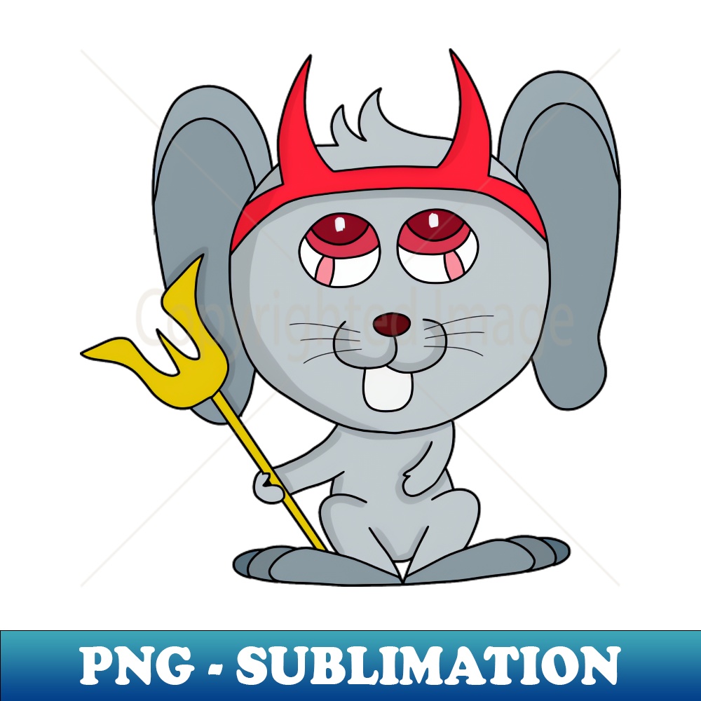 Devil Mouse - PNG Transparent Sublimation Design - Stunning | Inspire ...
