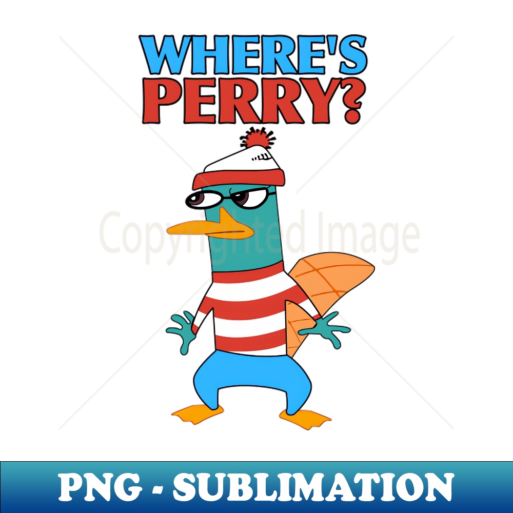 Wheres Perry Waldo - PNG Sublimation Digital Download - Unle | Inspire Uplift