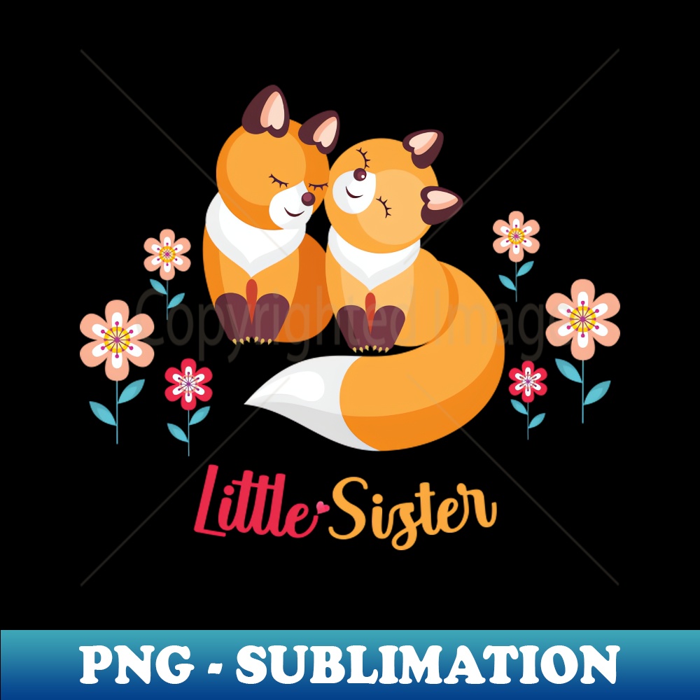 Cute Fox Siblings Gift for Little Sister - Elegant Sublimati | Inspire ...