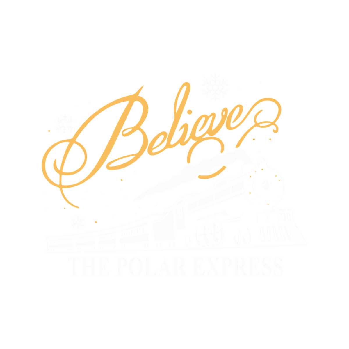 Retro Train Believe The Polar Express SVG Digital Cricut Fil - Inspire ...