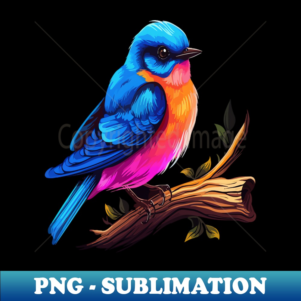 Eastern Bluebird Smiling - Exclusive Sublimation Digital Fil | Inspire ...