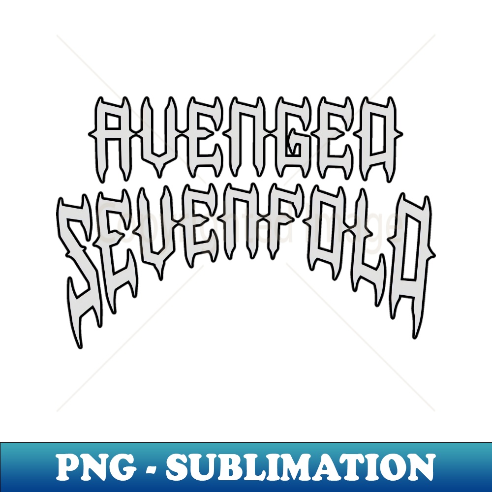 AVENGED SPIKE FONT - Special Edition Sublimation PNG File - | Inspire ...