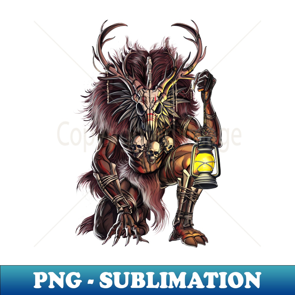 Cryptid Wendigo - High-Resolution PNG Sublimation File - Vib | Inspire ...
