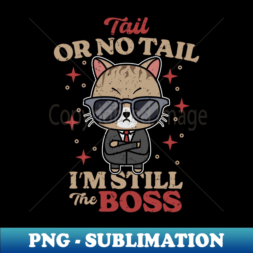 Manx Cat Tail Or No Tail Im Still The Boss - Unique Sublima | Inspire ...