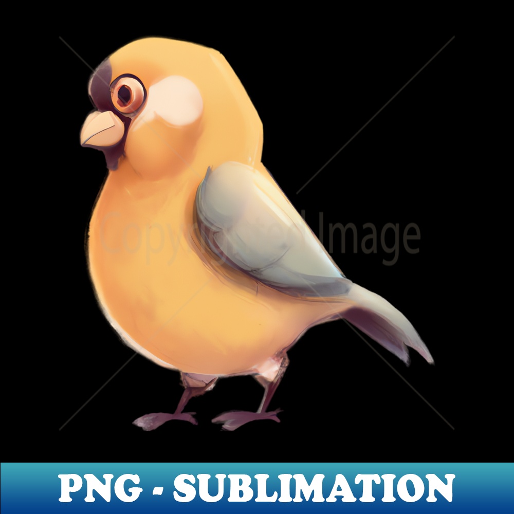 Cute Finch Drawing - PNG Transparent Sublimation File - Perf - Inspire ...