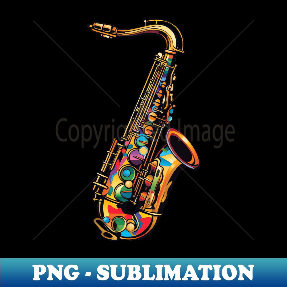 Retro 90s Saxophone - Exclusive Sublimation Digital File - P - Inspire ...