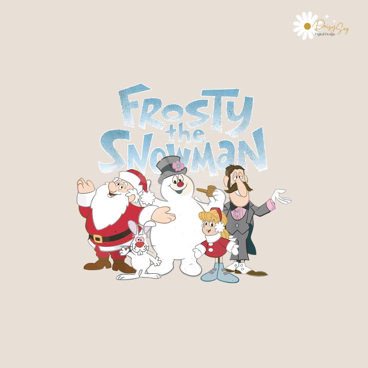 Funny Frosty The Snowman Friends PNG Download - Inspire Uplift