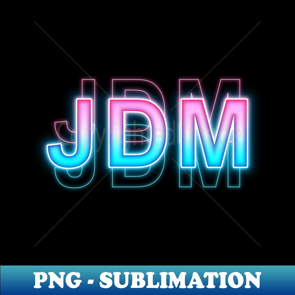 JDM - PNG Transparent Digital Download File for Sublimation | Inspire ...