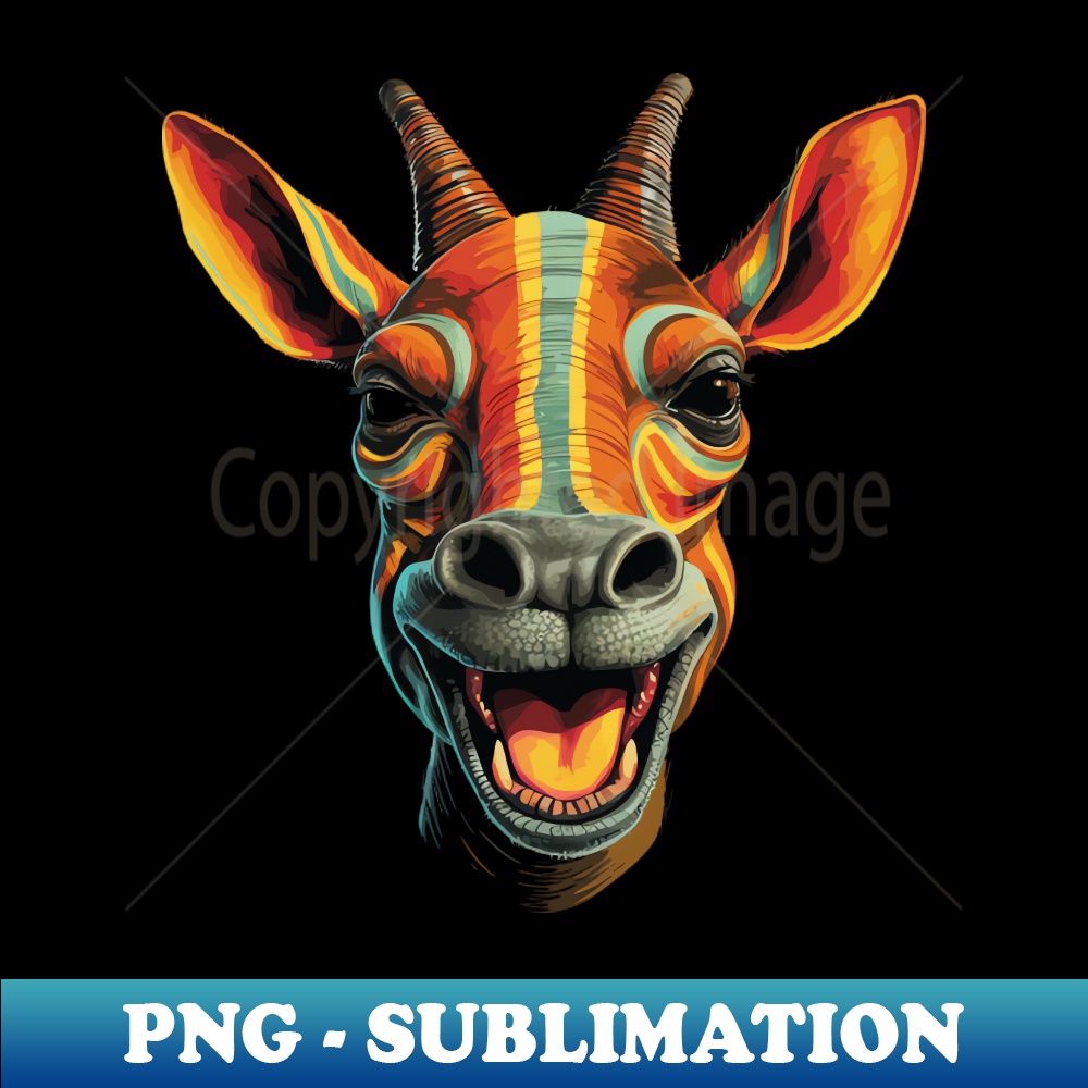 Okapi Smiling - Trendy Sublimation Digital Download - Bold & | Inspire ...