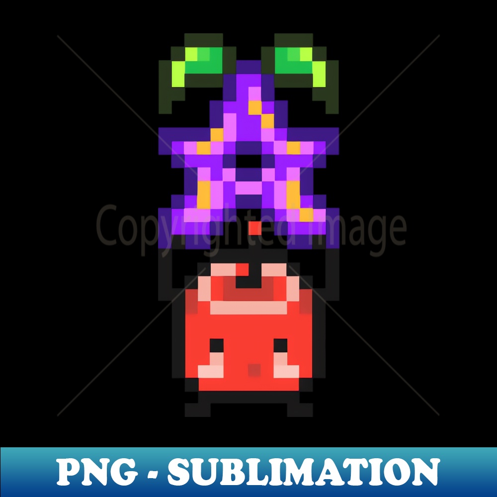 Red Junimo with Stardrop - Elegant Sublimation PNG Download | Inspire ...