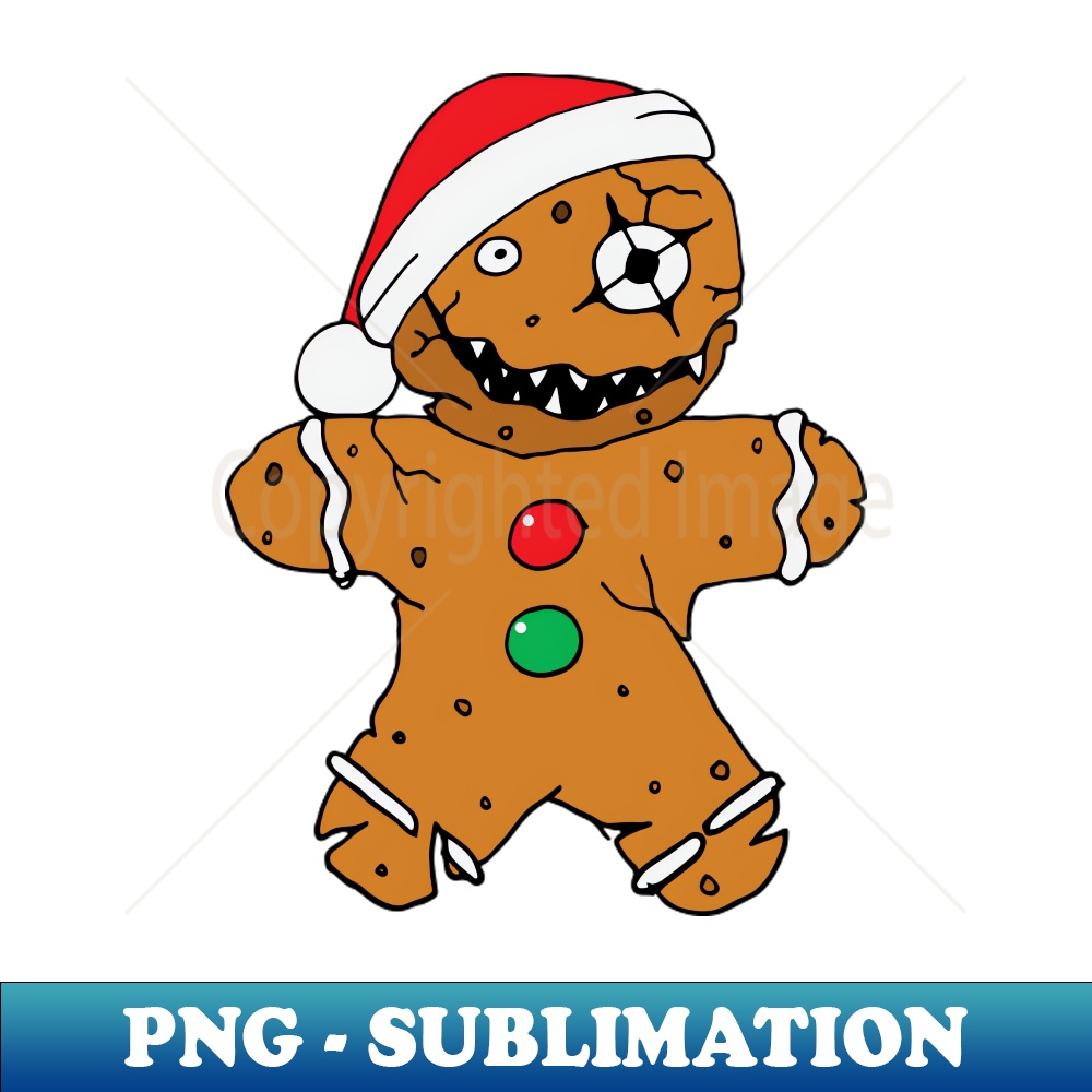 Evil Christmas Creepy Gingerbread Man - Elegant Sublimation | Inspire ...