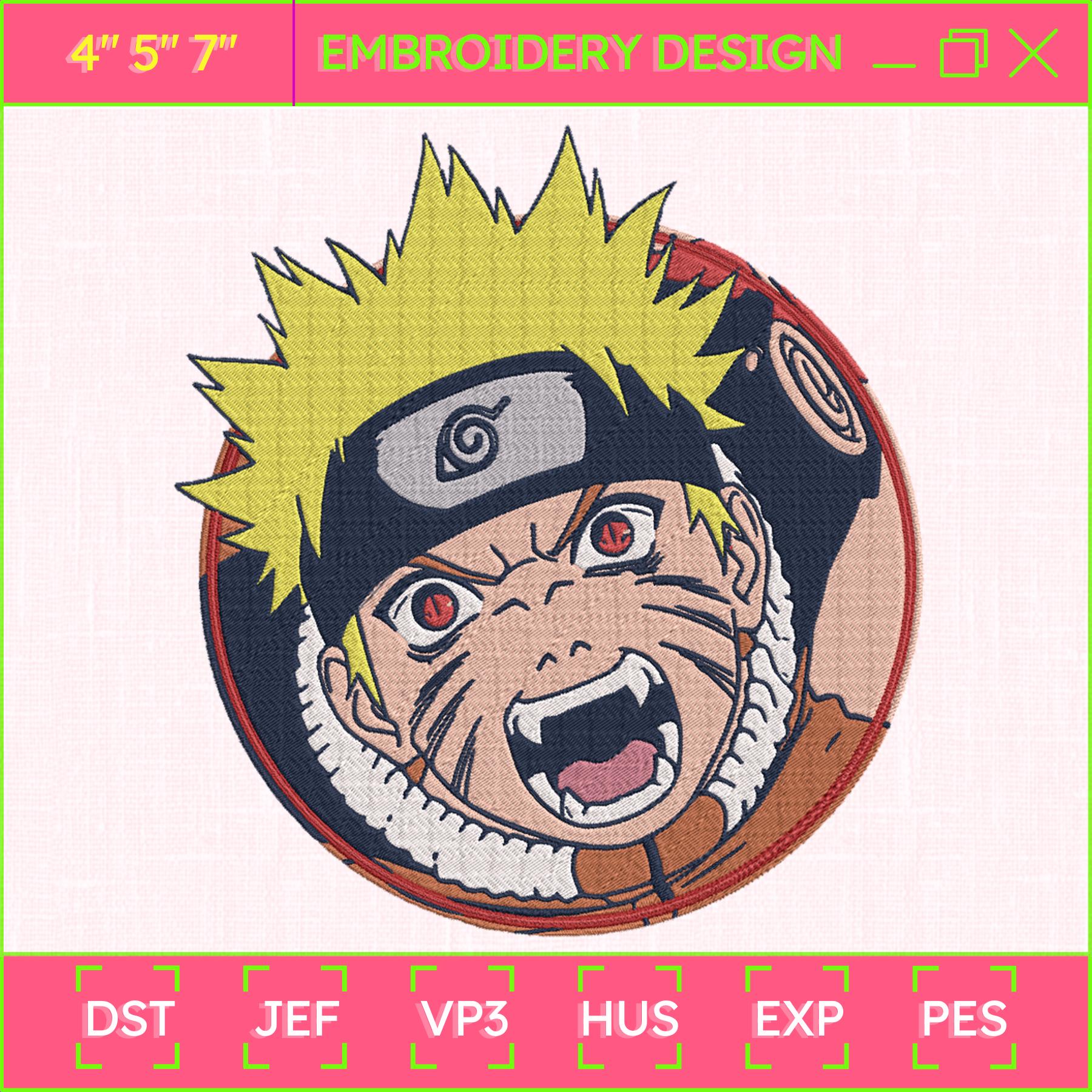 Ninja Anime Embroidery Designs, Anime Embroidery Designs, Ni | Inspire ...