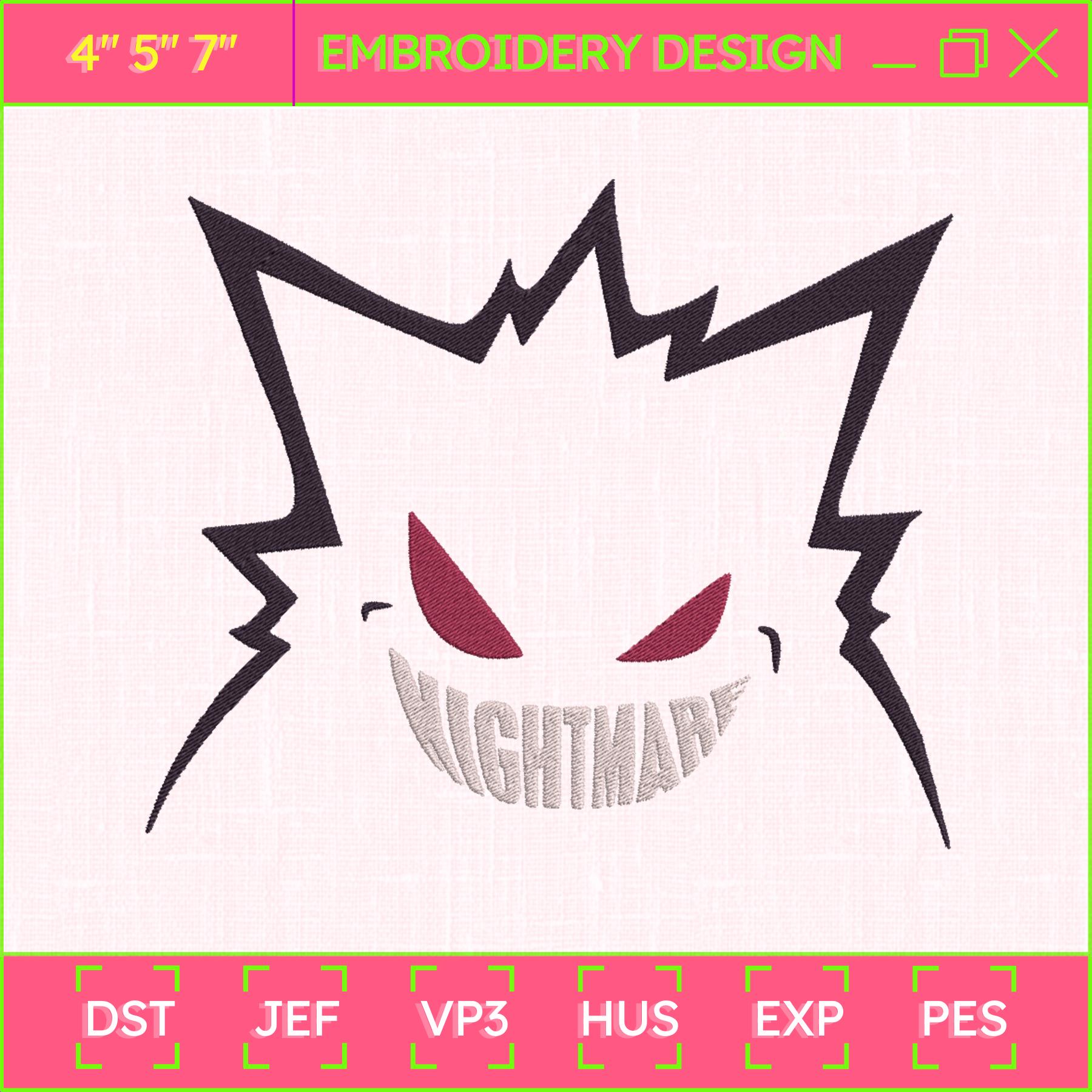 Monster Anime Embroidery, Pocket Monster Anime Embroidery, H | Inspire ...