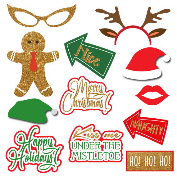 Christmas Kissme under the mistletoe, Chrismast Props, Chri | Inspire ...