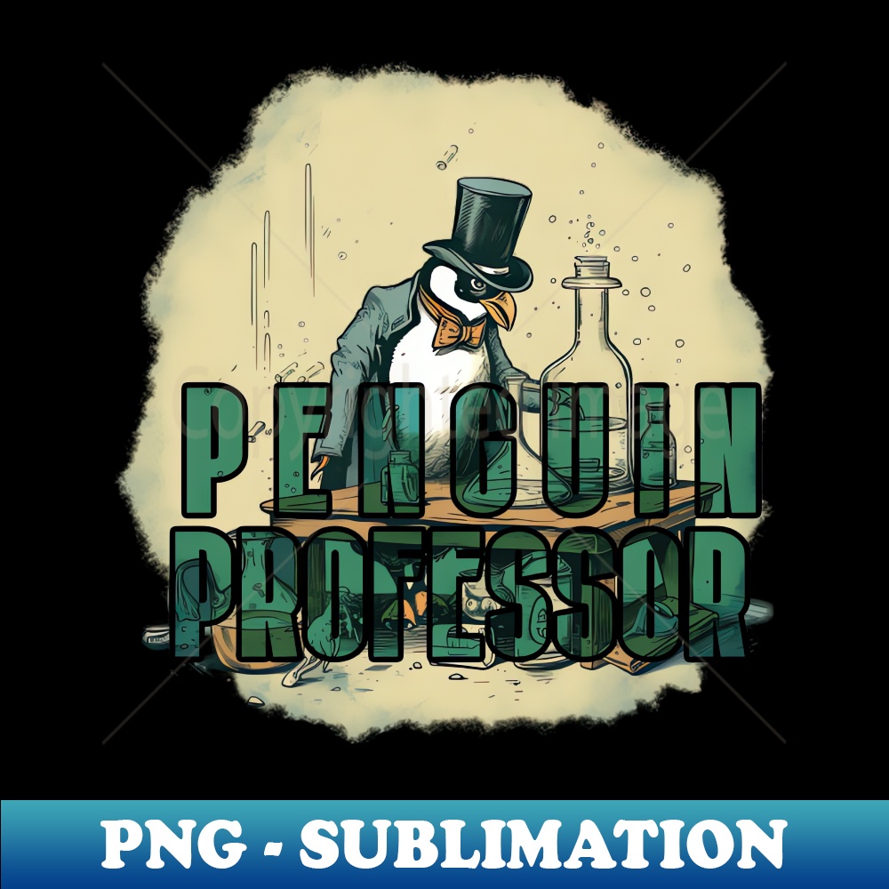 Penguin Professor - Exclusive Sublimation Digital File - Bri | Inspire ...