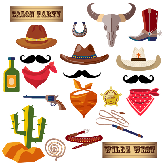 Cowboy Photo Booth Props, Cowboy Photo Props, Cowboy Props, | Inspire ...