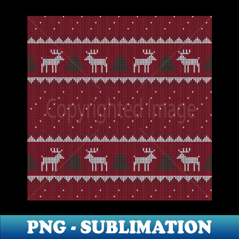 Christmas Sweater Pattern - PNG Transparent Digital Download | Inspire ...