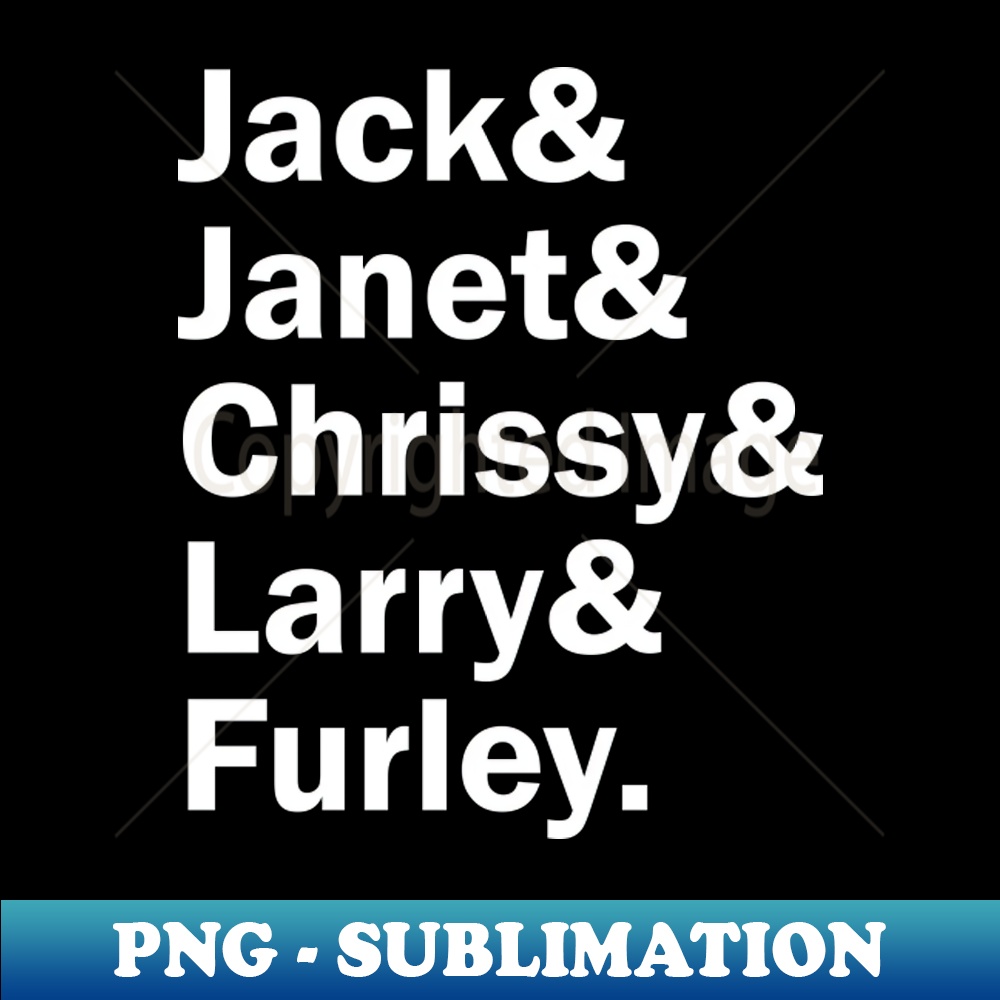 Funny Names x Threes Company Jack Janet Chrissy Larry Furley - Inspire ...