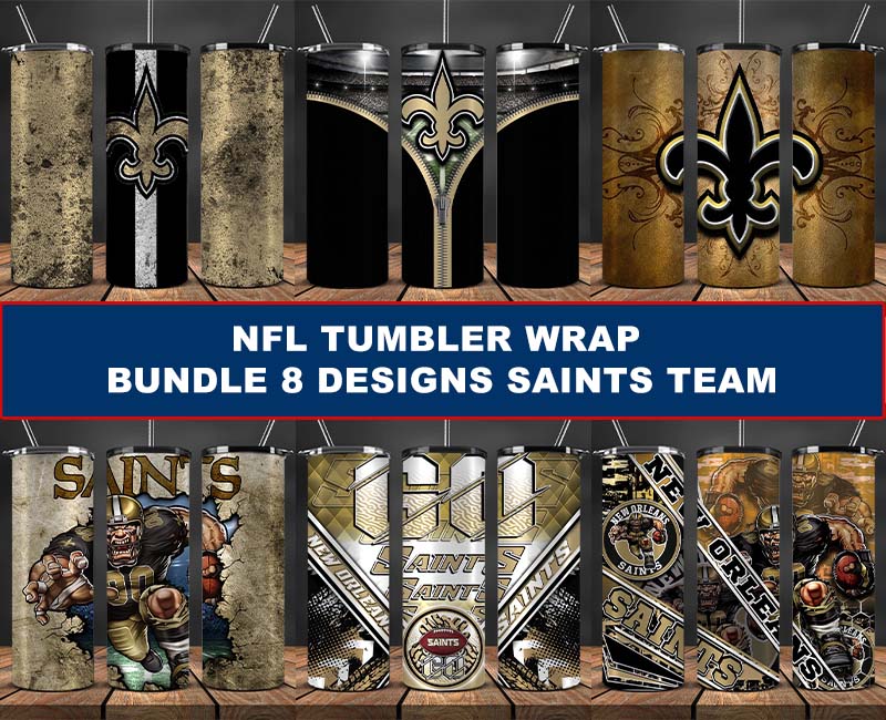 Saints Tumbler Wrap , Football Tumbler Png ,Nfl Tumbler Wrap | Inspire ...