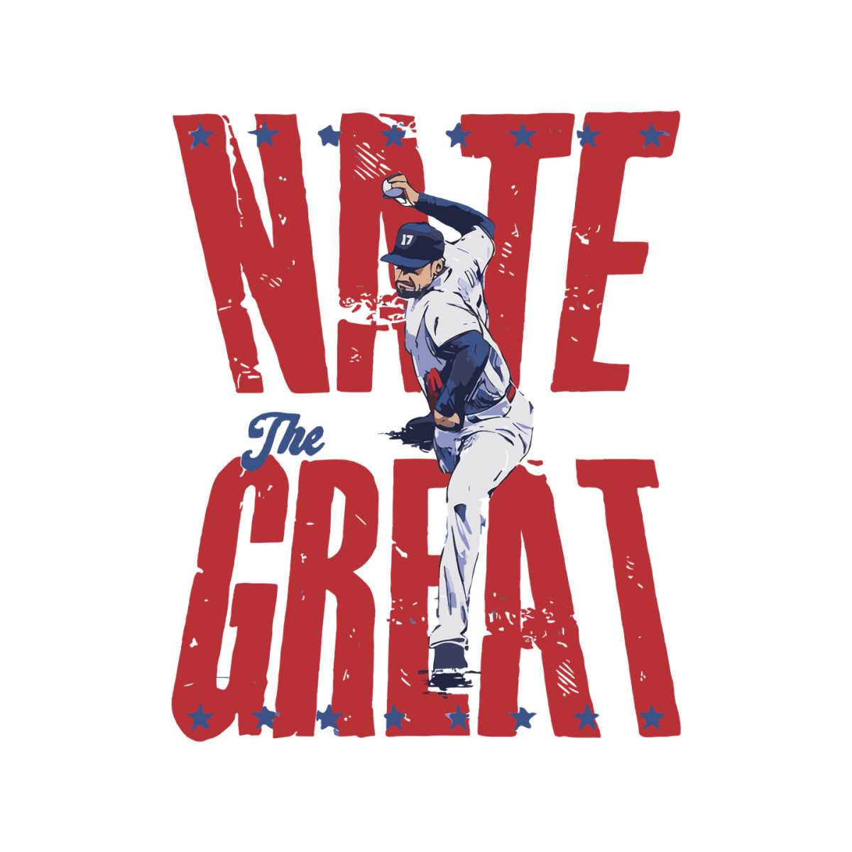 Nathan Eovaldi Texas Nate The Great SVG File For Cricut - Inspire Uplift