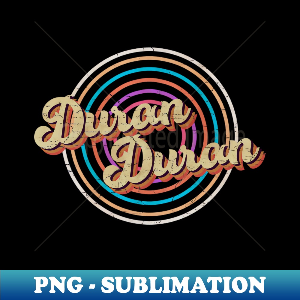 vintage circle line color duran duran - Trendy Sublimation D | Inspire ...