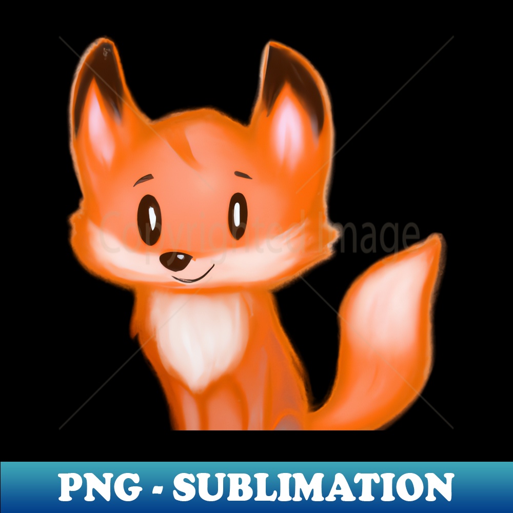 Cute Fox Drawing - Trendy Sublimation Digital Download - Per | Inspire ...