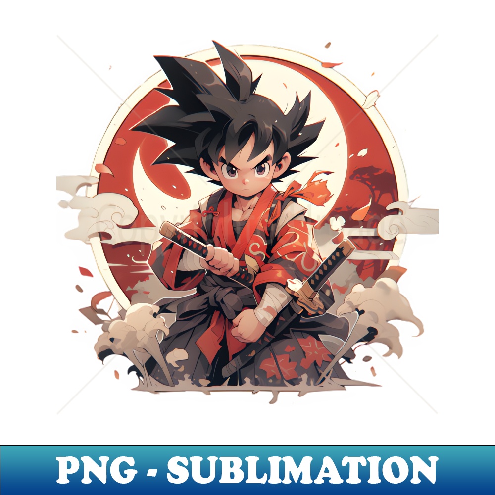Samurai Goku - Unique Sublimation PNG Download - Boost Your | Inspire ...