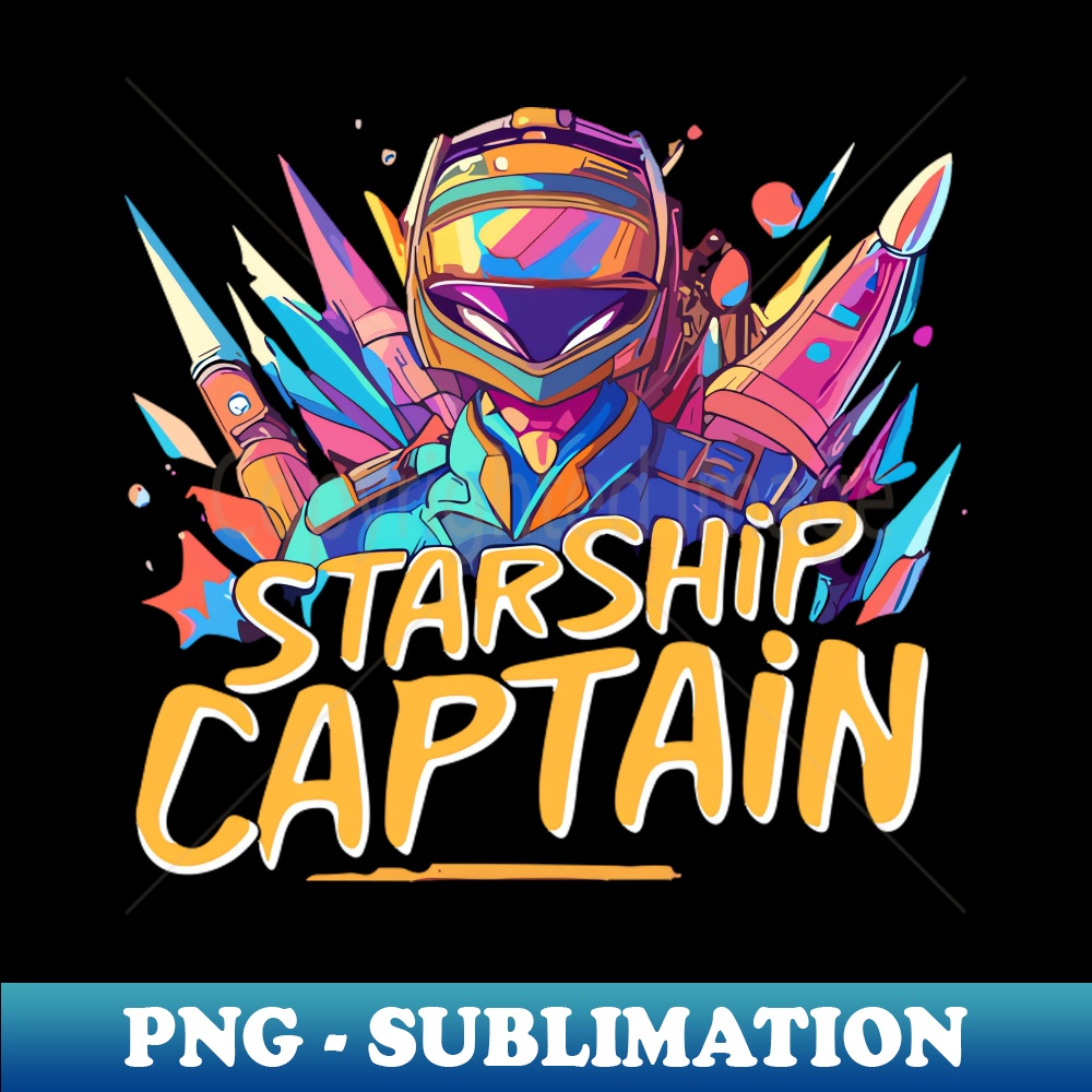 Starship Captain - PNG Transparent Digital Download File for | Inspire ...