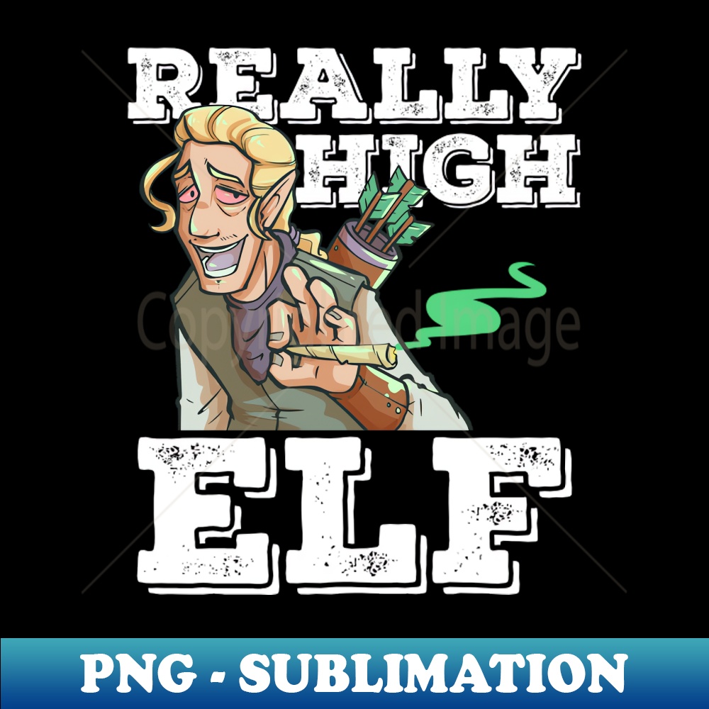 RPG Roleplaying PnP Meme High Elves Weed Smoking Elf Stoner - Inspire ...