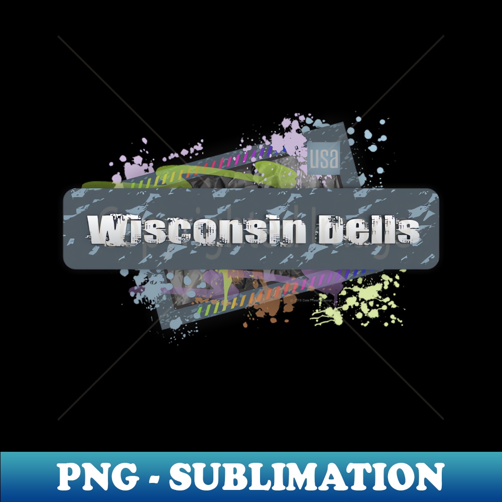 Wisconsin Dells - Signature Sublimation PNG File - Spice Up | Inspire ...