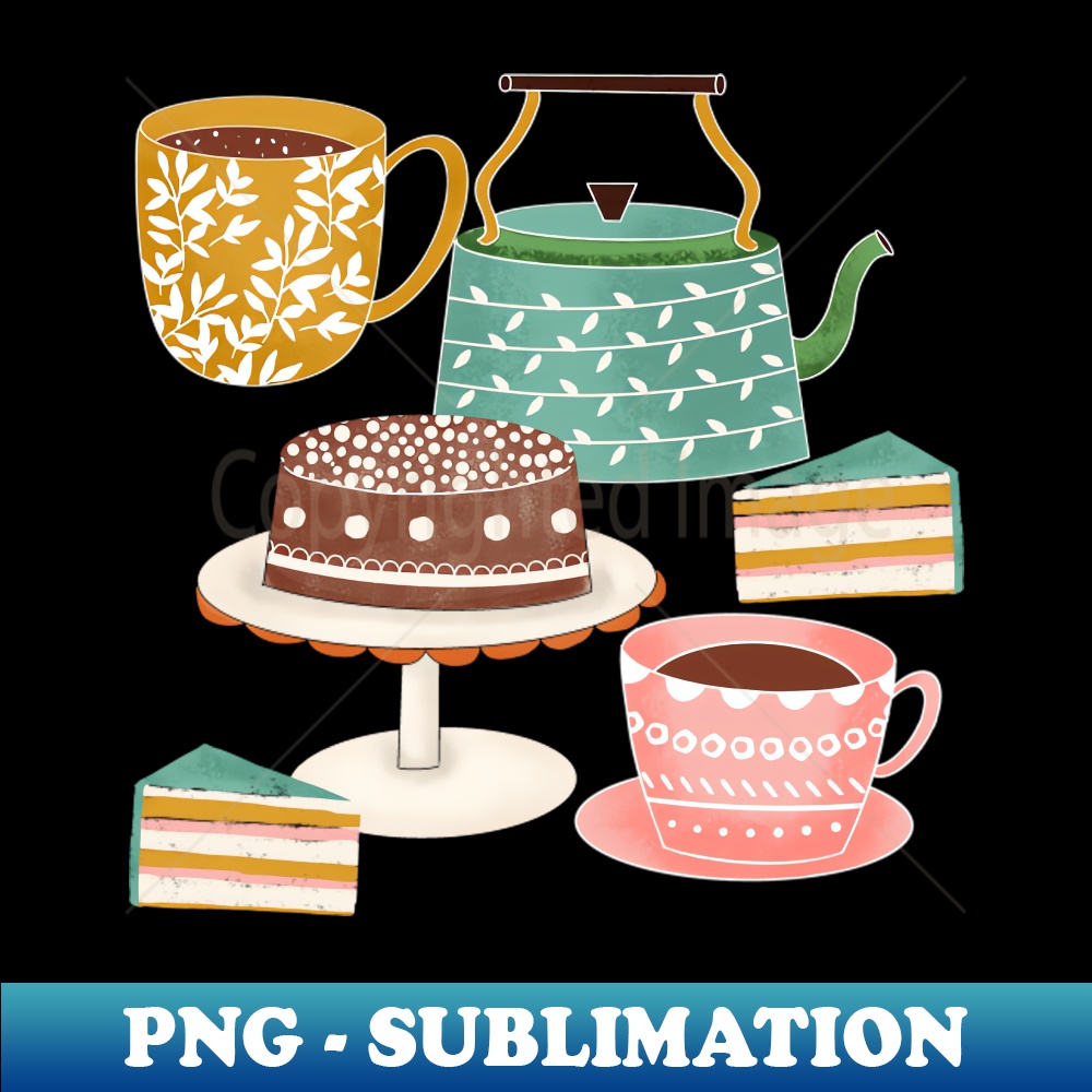 Tea time - PNG Sublimation Digital Download - Spice Up Your | Inspire ...