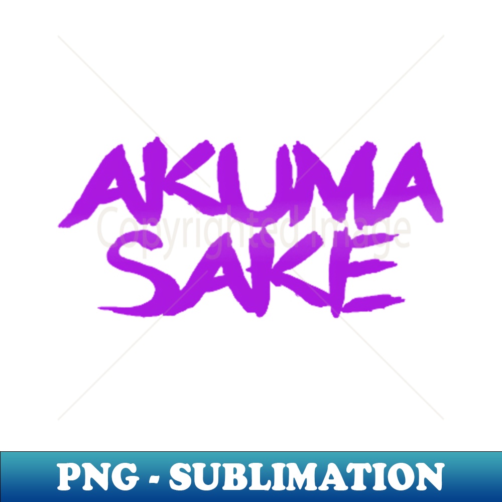 Akuma Sake Logo- Purple Design - PNG Transparent Digital Dow | Inspire ...