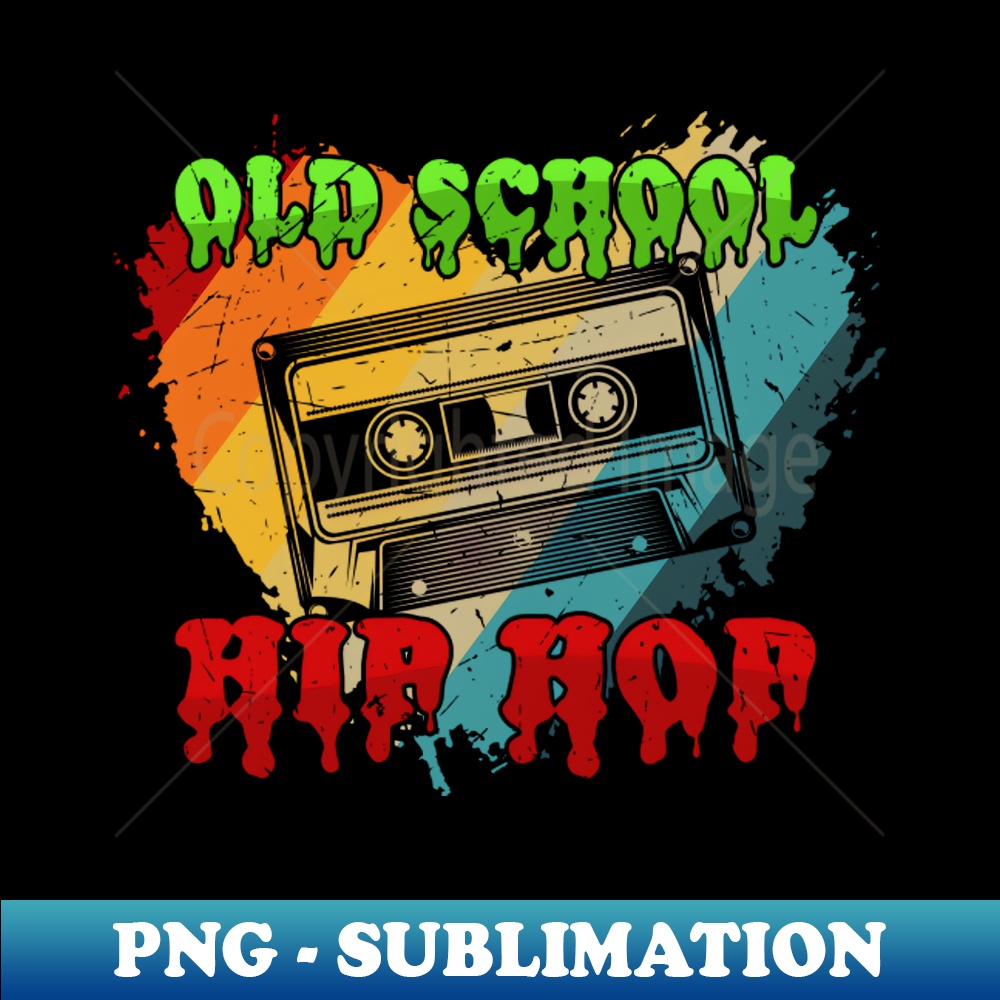 Old School Hip Hop Retro Cassette - High-Resolution PNG Subl | Inspire ...
