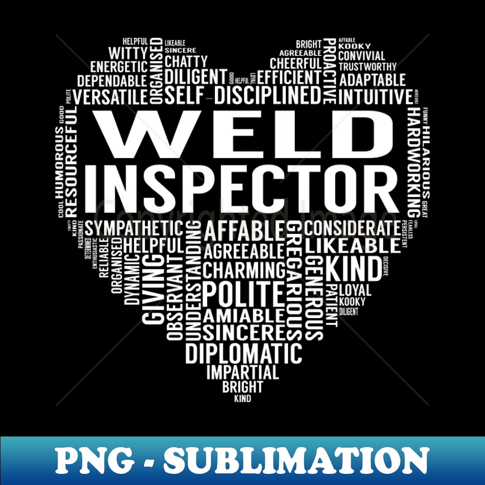 Weld Inspector Heart - Instant PNG Sublimation Download - Tr - Inspire ...