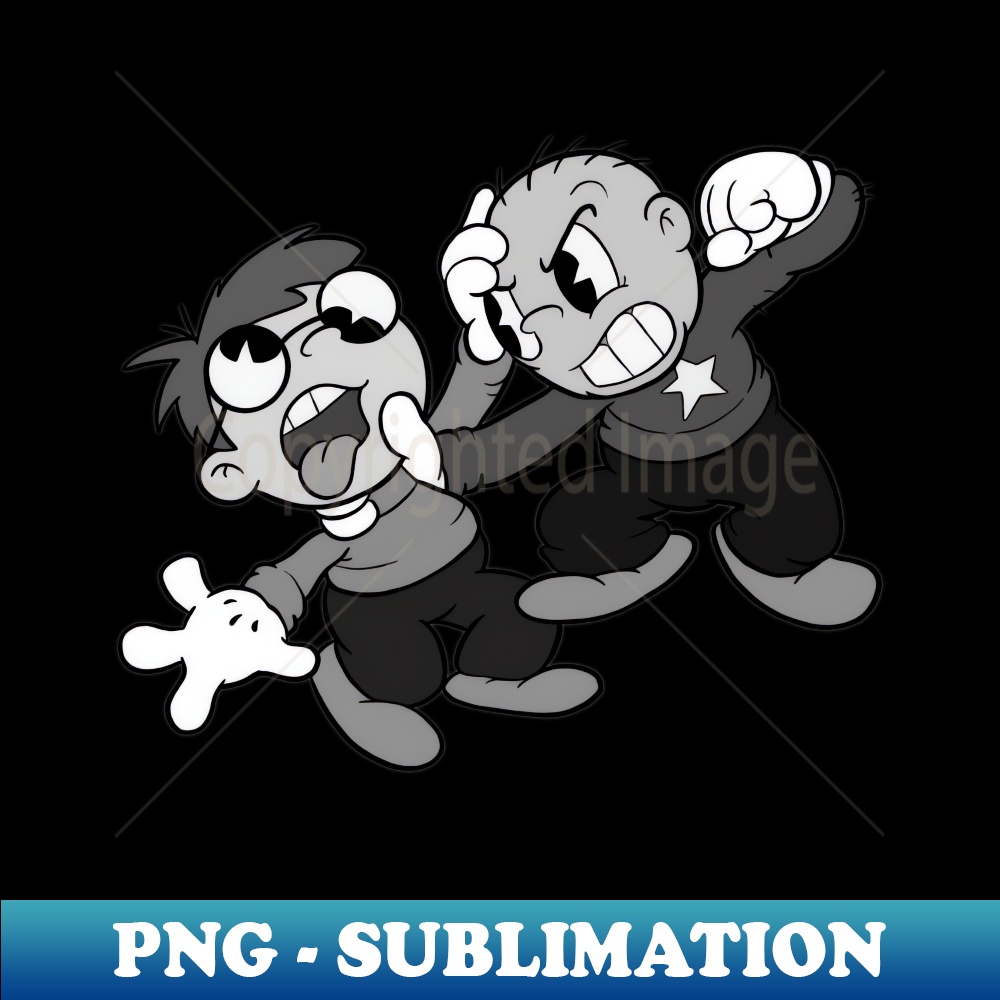 The Cramp Twins 1930s Rubberhose style - PNG Transparent Dig | Inspire ...