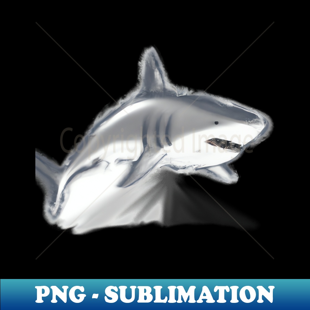Cute Shark Drawing - PNG Transparent Sublimation Design - Un - Inspire ...