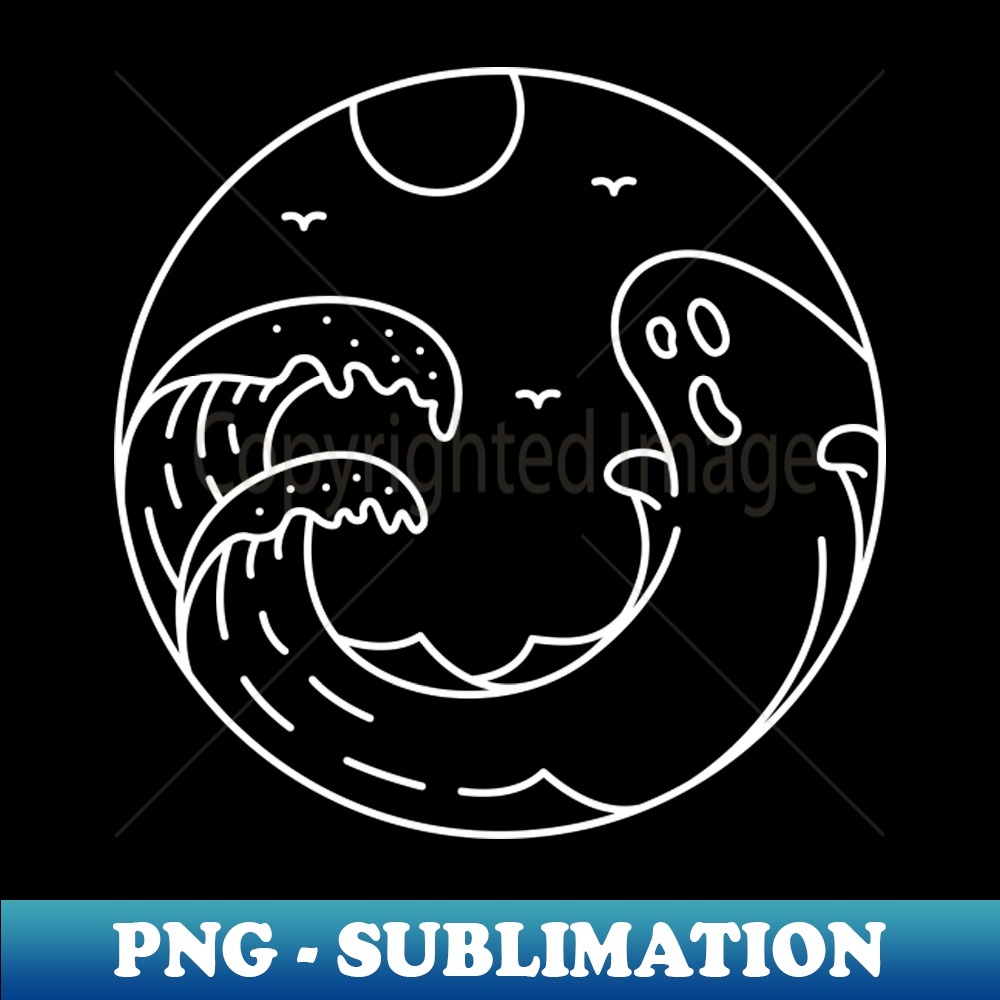 Wave Ghost - Modern Sublimation PNG File - Capture Imaginati - Inspire ...